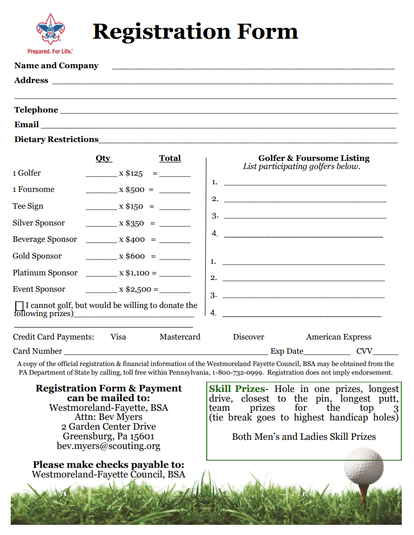 Outings - Glengarry Golf Links